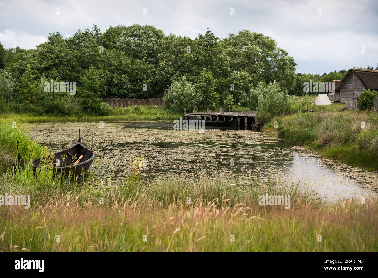 Ribe Viking Center, Denmark, Europe Stock Photo - Alamy