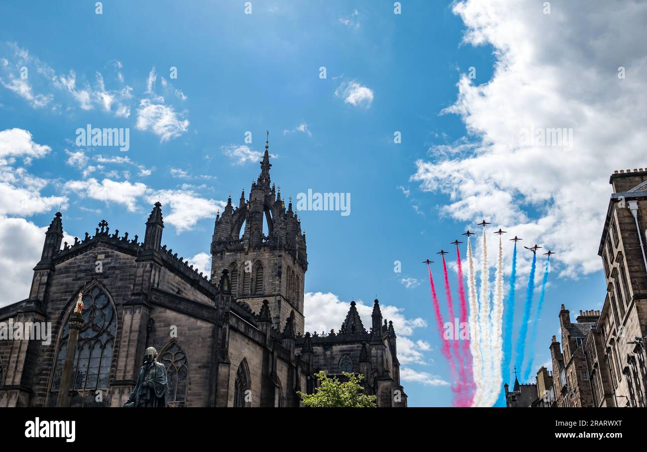 Royal Mile, Edinburgh, Scotland, UK, 5th July 2023. King Charles III ...