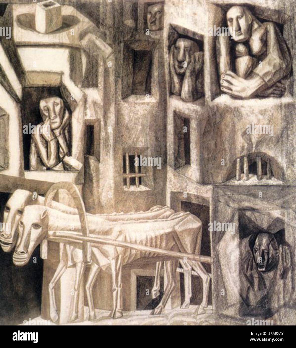 Pavel filonov painting hi-res stock photography and images - Alamy