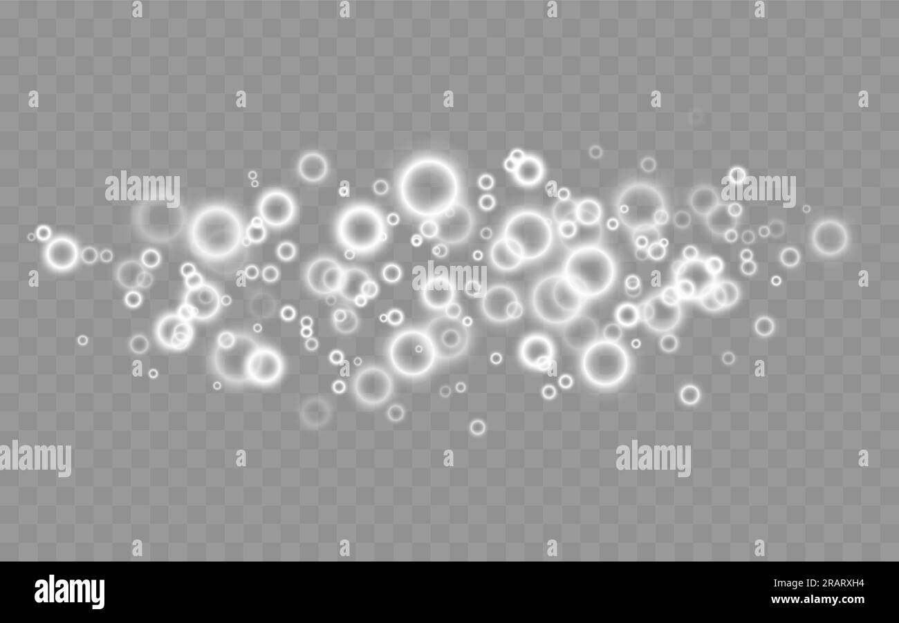 Glowing, light white twirl, circle, background of shining dust ...