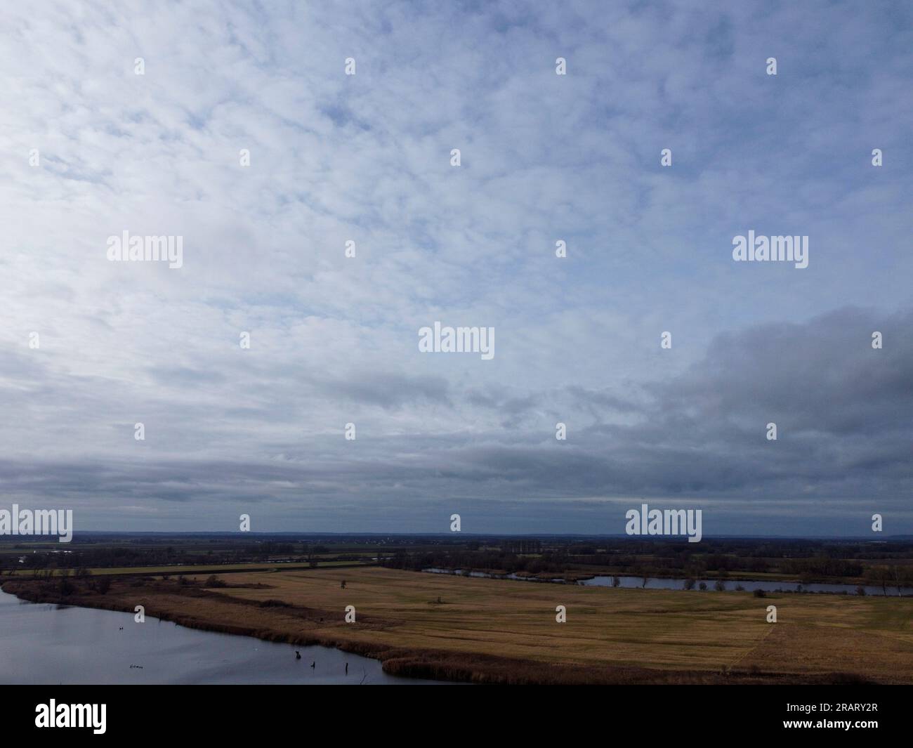 Danube river with beautiful untouched water landscape in Bavaria Stock ...