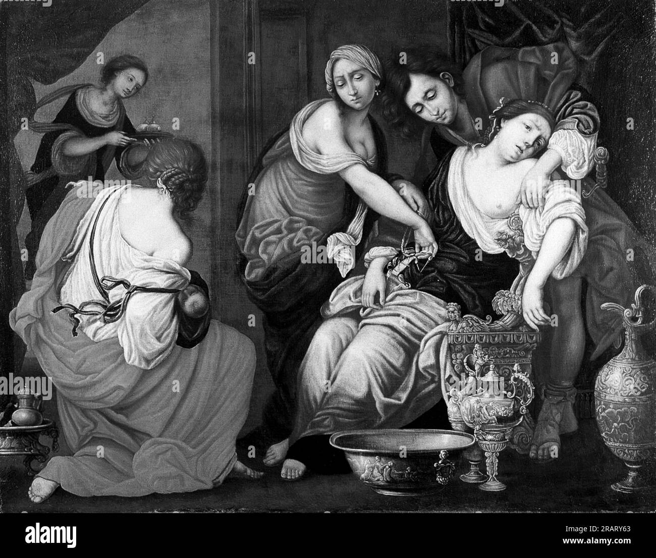 Italian baroque painting Black and White Stock Photos & Images - Alamy