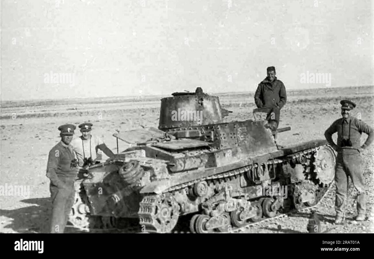 Italian tank surrender hi-res stock photography and images - Alamy