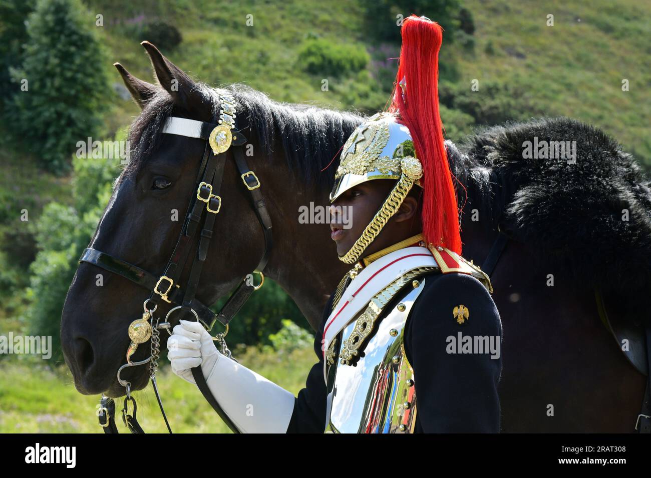 Edinburgh Scotland, UK 05 July 2023. The army in Holyrood Park make ...