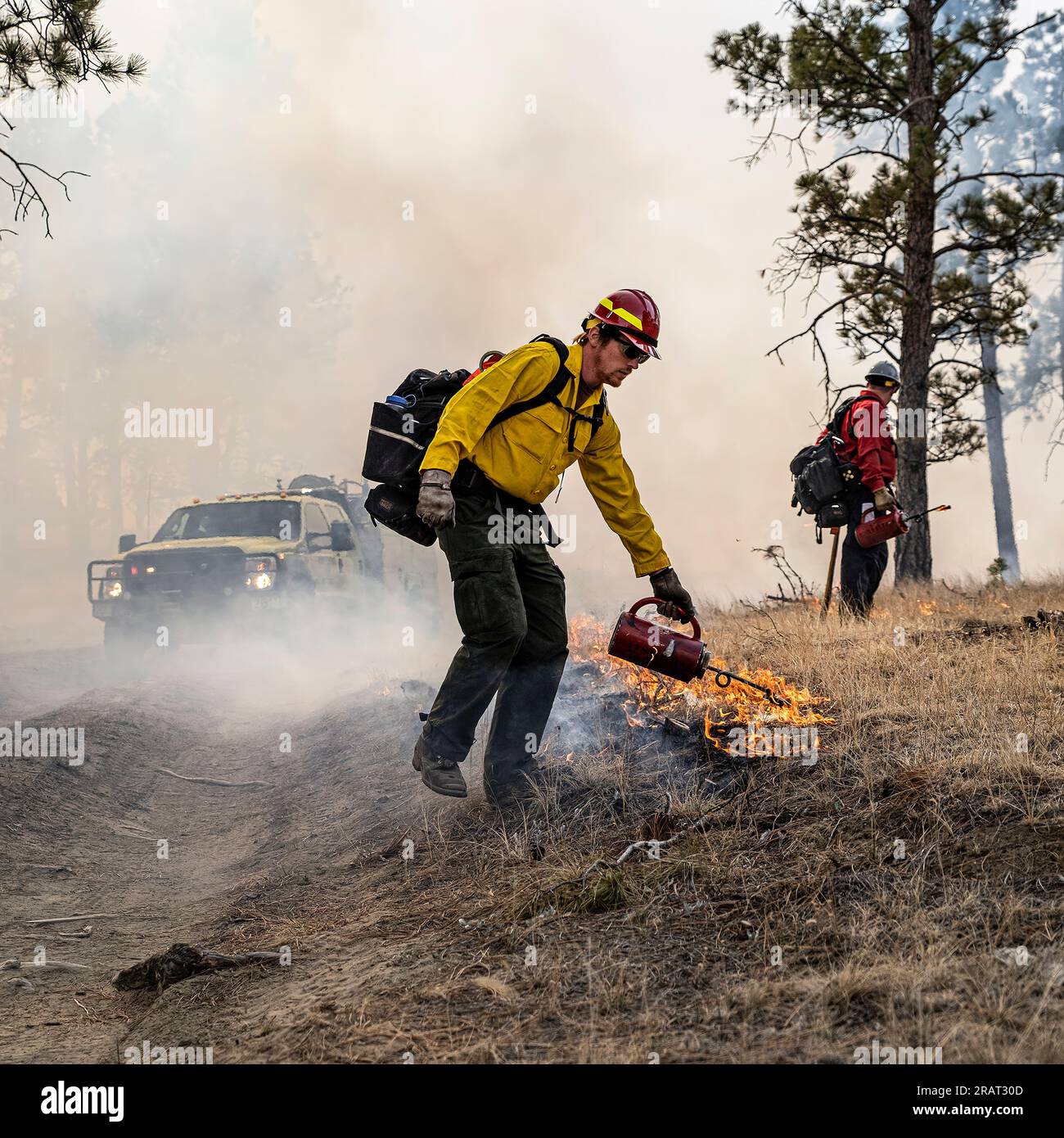 "Silver Spur," 40-acre joint-effort prescribed fire with BLM, USFS and ...