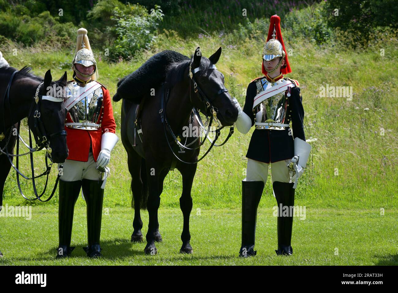 Edinburgh Scotland, UK 05 July 2023. The army in Holyrood Park make ...