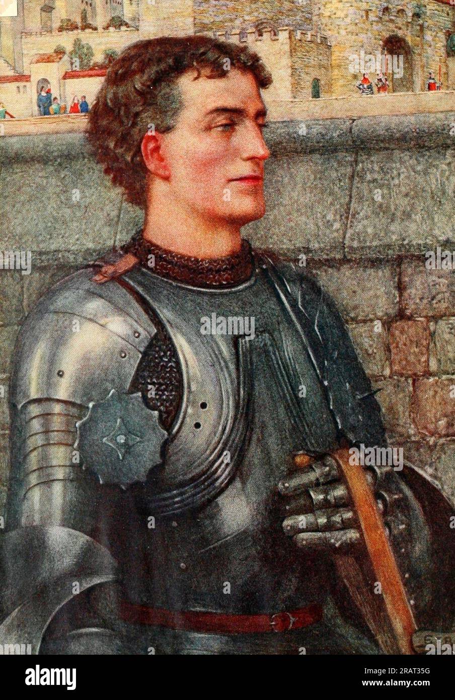 Idylls of the King 1913 by Eleanor Fortescue-Brickdale Stock Photo - Alamy