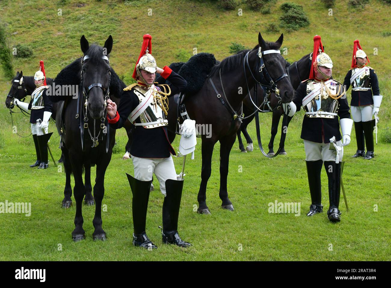Edinburgh Scotland, UK 05 July 2023. The army in Holyrood Park make ...