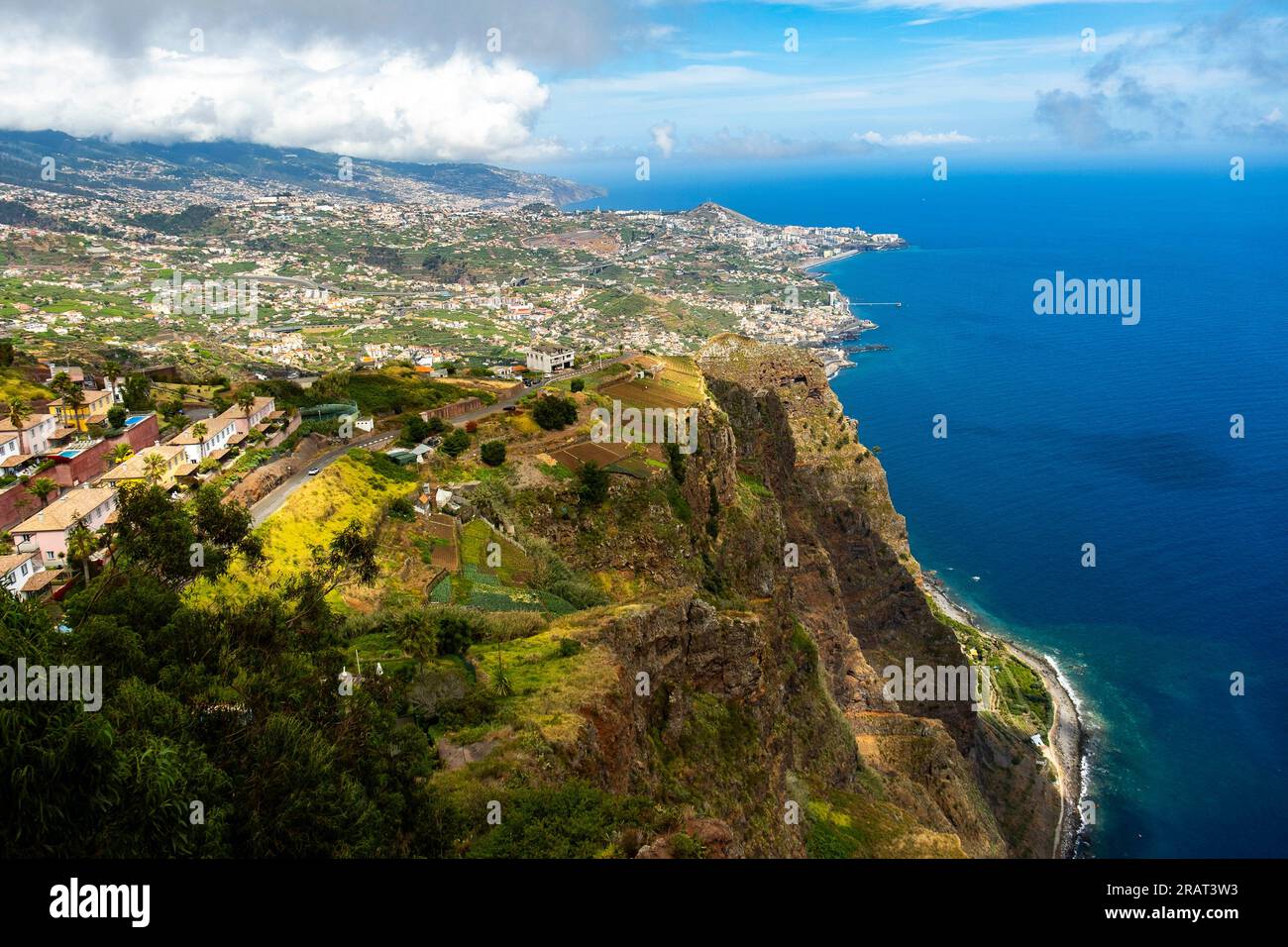 View from Cabo Girao, highest cliff skywalk in Europe, Madeira ...