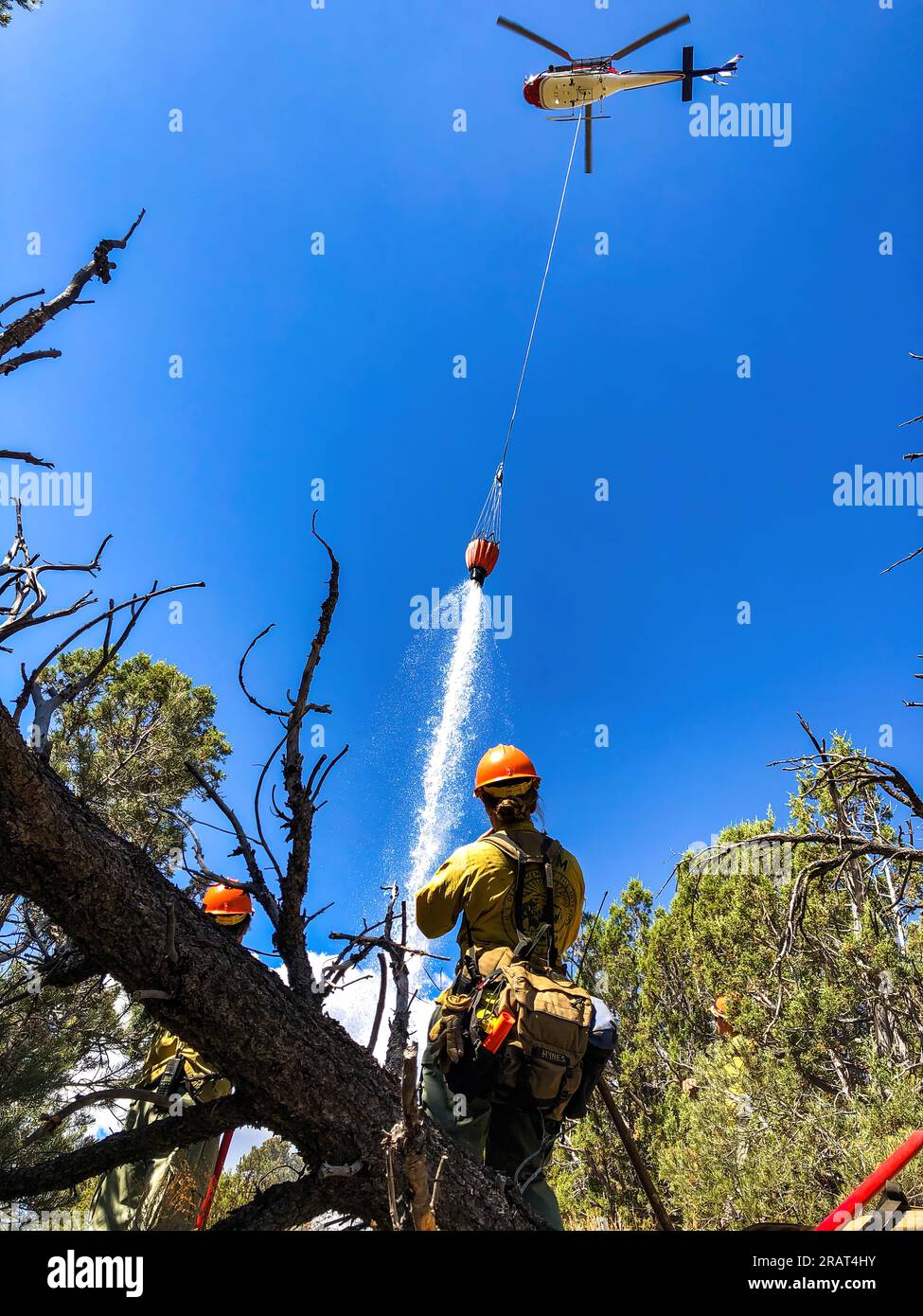 Las Vegas Helitack assigned to the big summit fire responded to a new ...