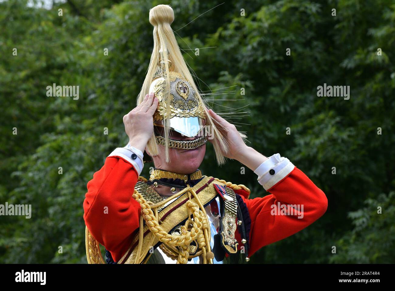 Edinburgh Scotland, UK 05 July 2023. The army in Holyrood Park make ...