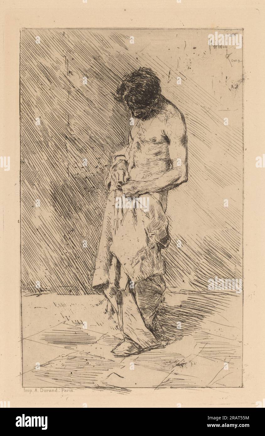 "Mariano Fortuny y Carbó, Un Pouilleux (Flea Seeker), etching, Gift of ...