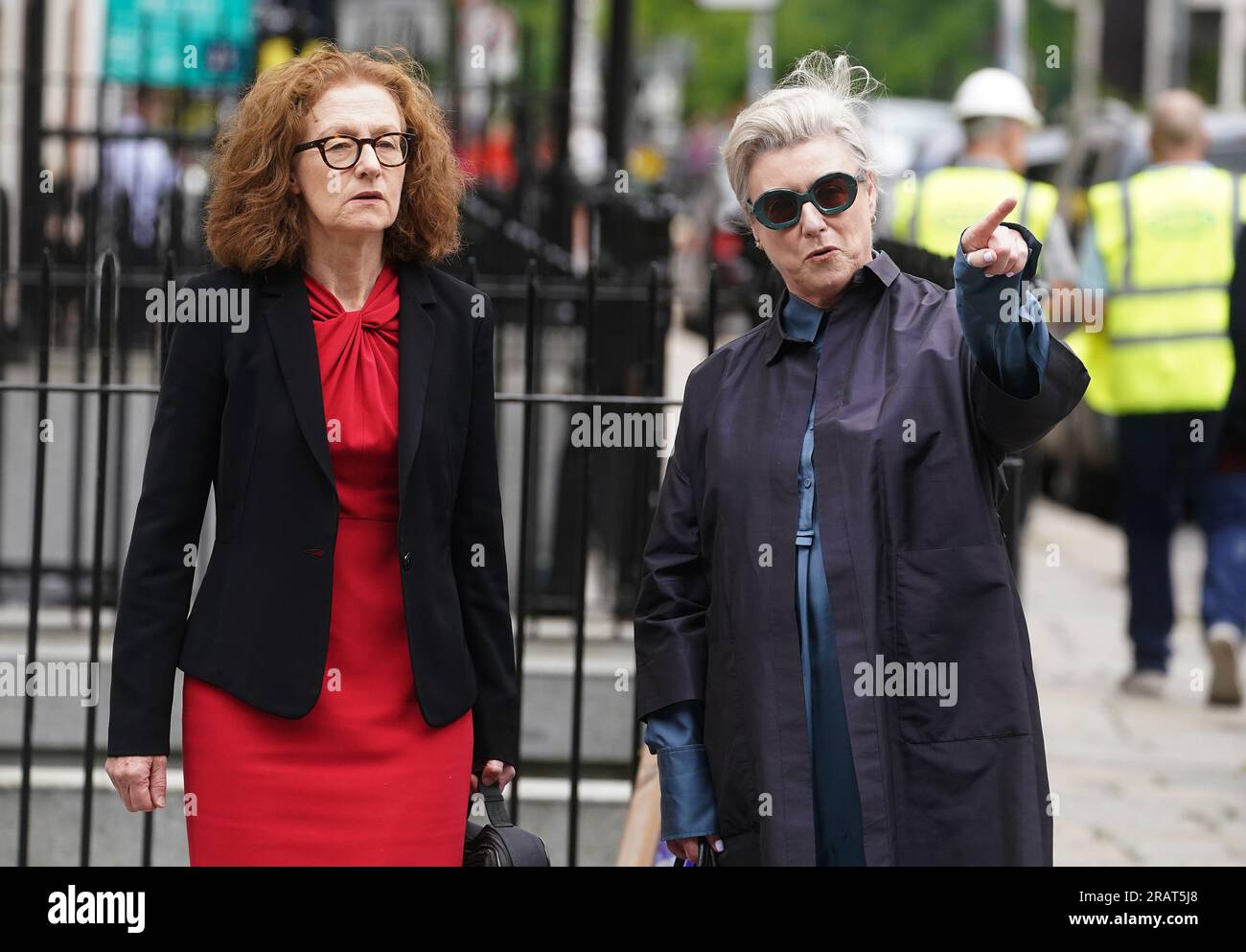 RTE former chief financial officer Breda O’Keeffe (left) and former ...