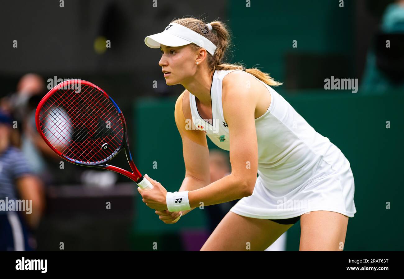 Rybakina wimbledon 2023 hi-res stock photography and images - Alamy