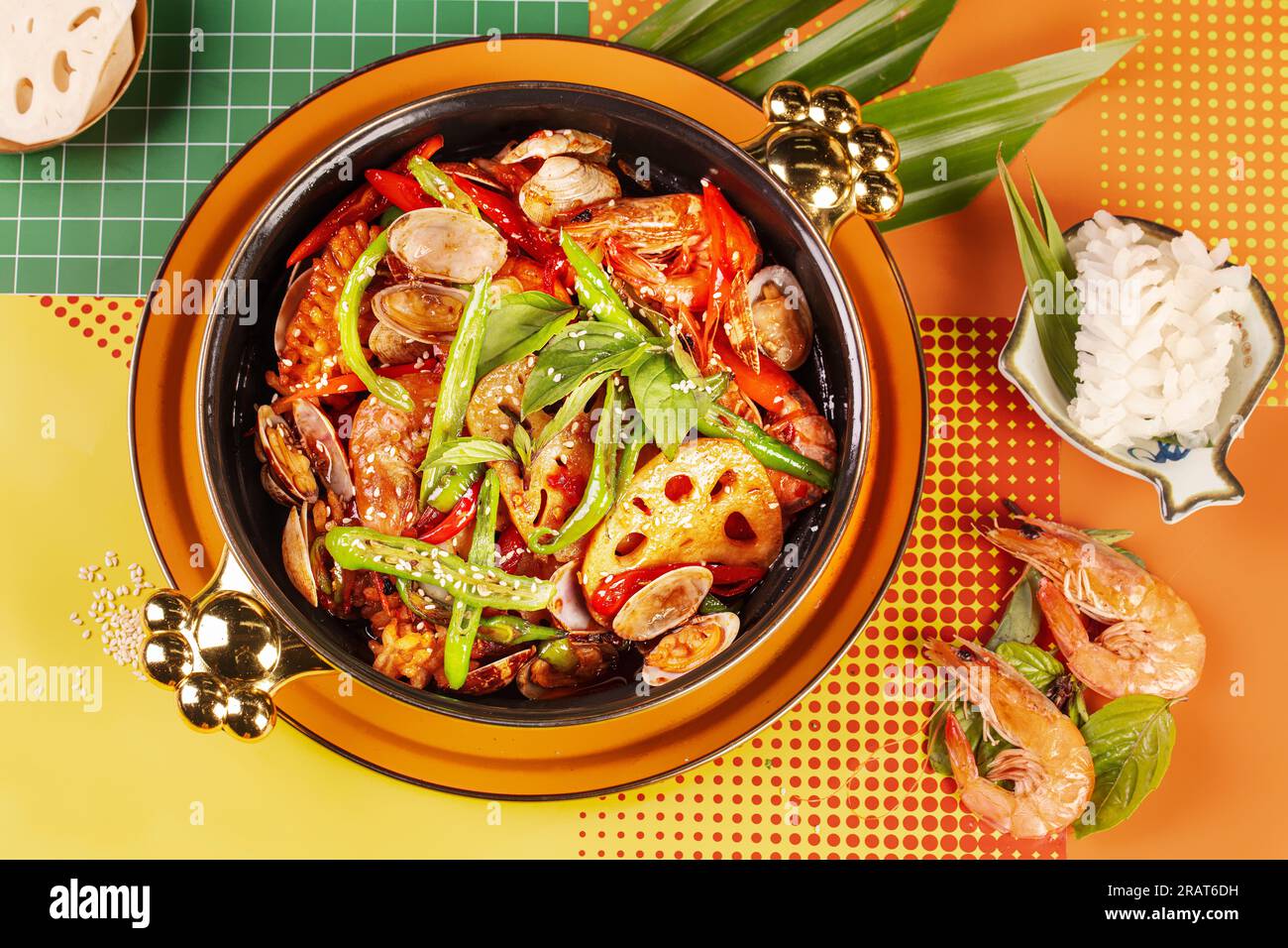 Stir fried Spicy Clam (Surf , Short necked , Carpet , Venus shell, Baby ...