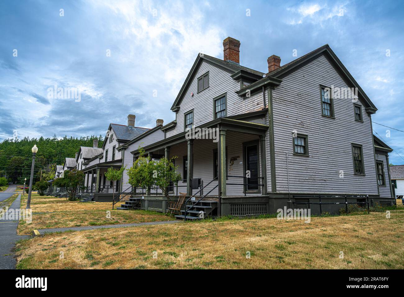 Former Officer Quarters in the Fort Worden Historical State Park, WA ...