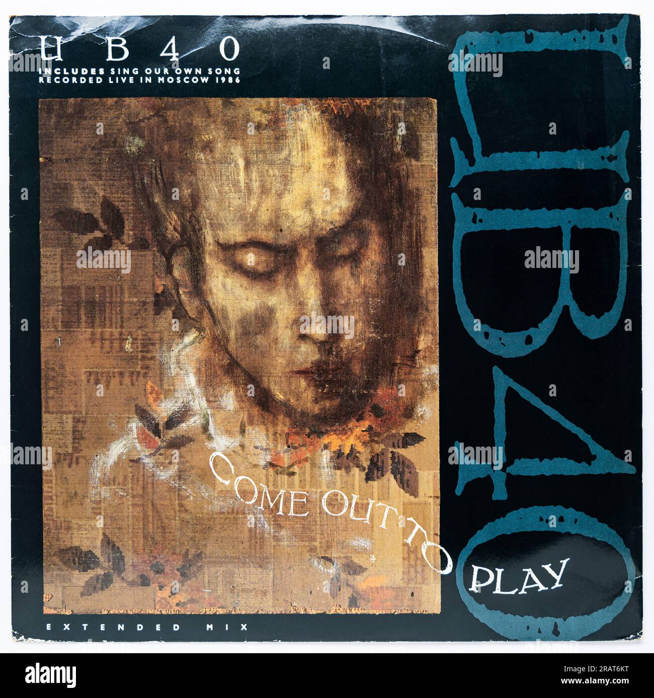 Picture cover of the 12 inch single version of Come Out to Play by UB40 ...