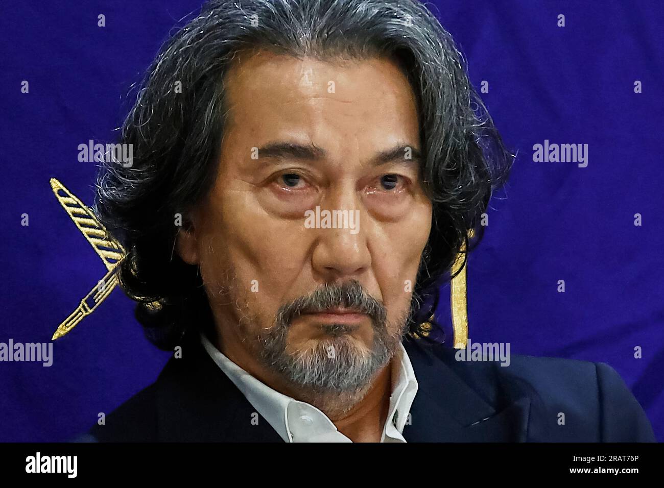 July 5, 2023, Tokyo, Japan: Japanese actor Koji Yakusho attends a Q&A ...