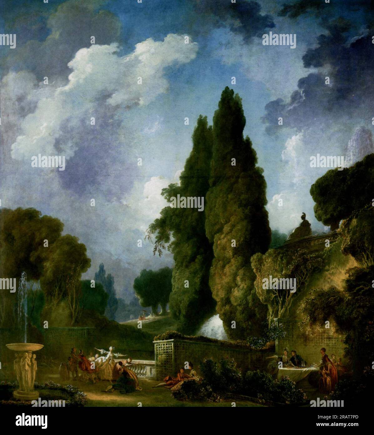 Blind man's buff 1776 by Jean-Honore Fragonard Stock Photo - Alamy