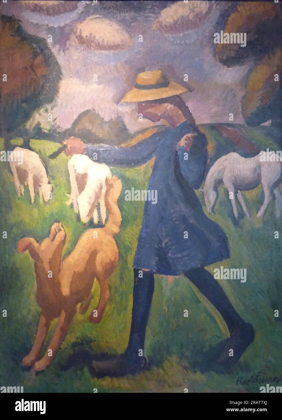 The shepherdess. Spring Marie Child 1910 by Roger de La Fresnaye Stock ...