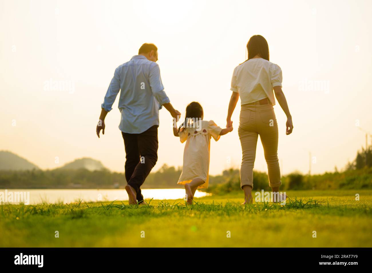 Family enjoying with outdoor activities travel trip on vacation Stock ...