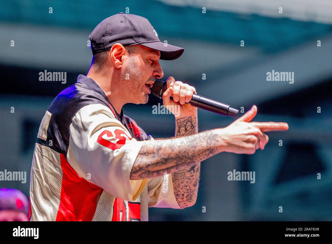 Italy 4 July 2023 Fabri Fibra - Tour Estate 2023 - live at Fiera di ...