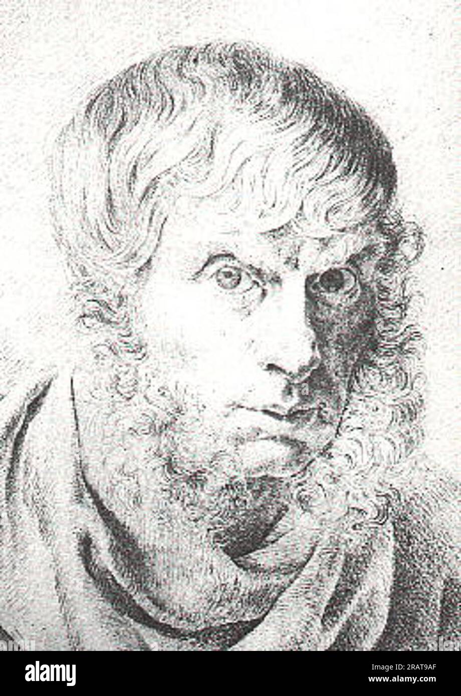 Self Portrait 1810 by Caspar David Friedrich Stock Photo - Alamy
