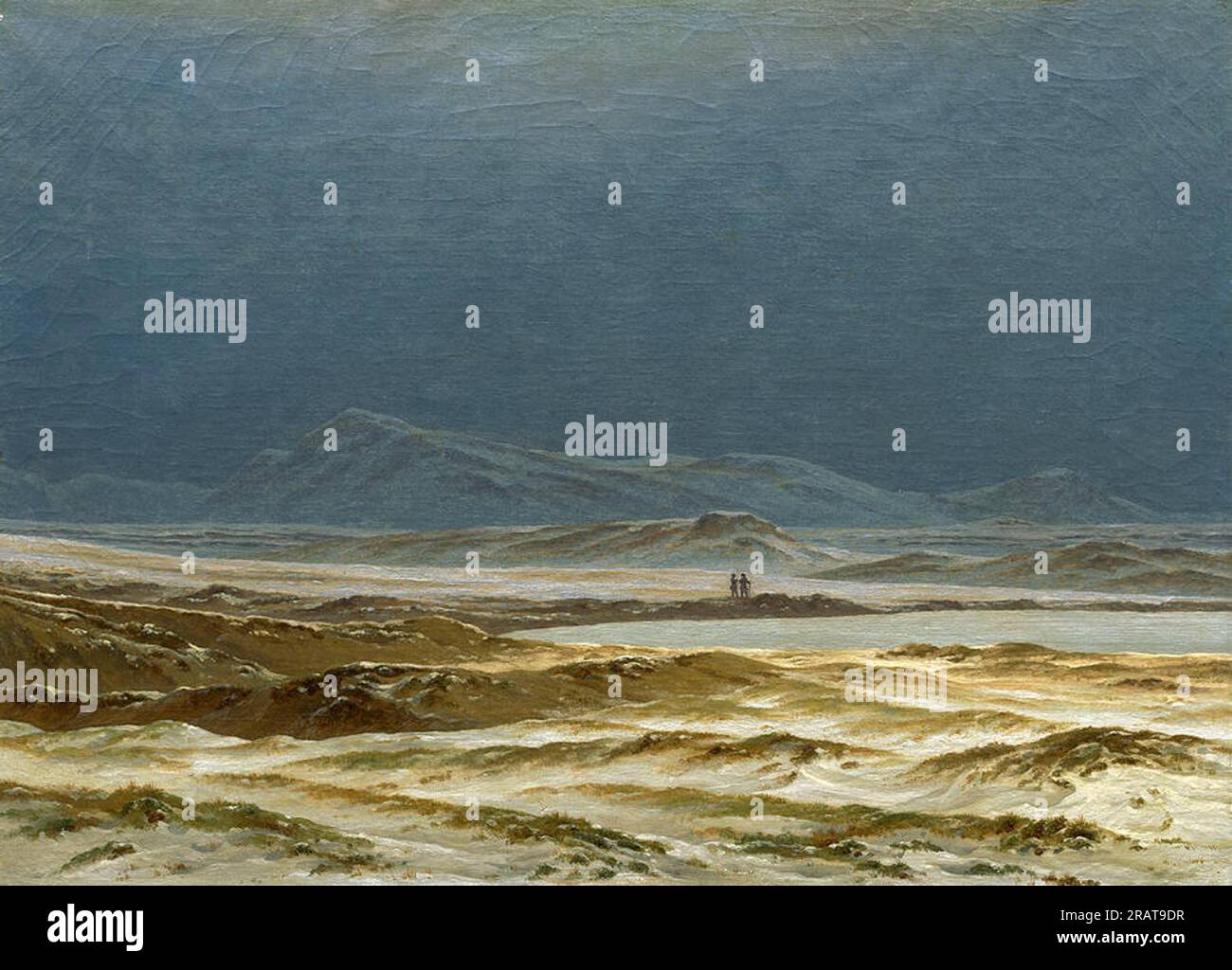 A Northern Spring Landscape 1825 by Caspar David Friedrich Stock Photo ...