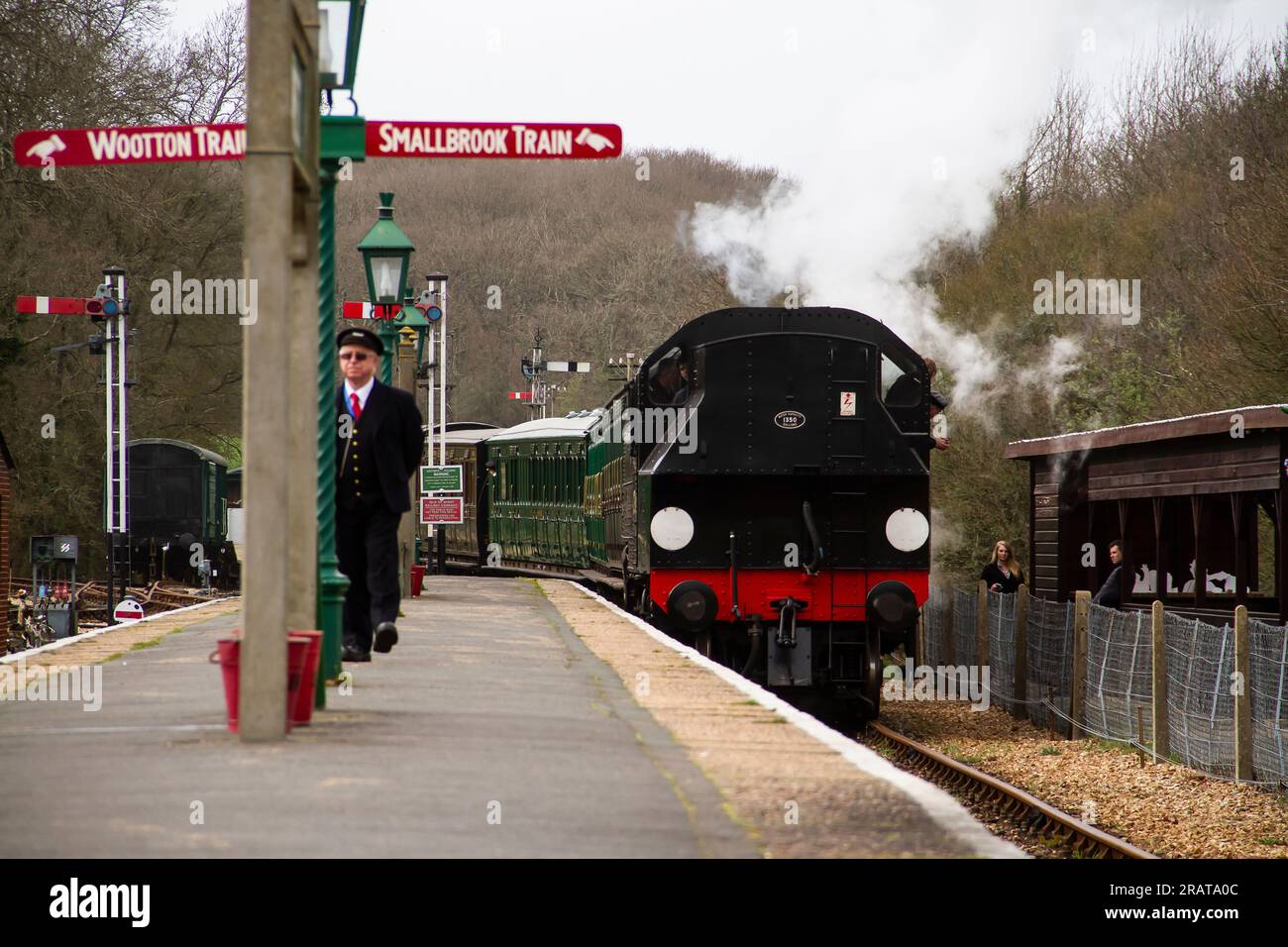 Visit to the Isle of Wight steam railway 2017 Stock Photo - Alamy