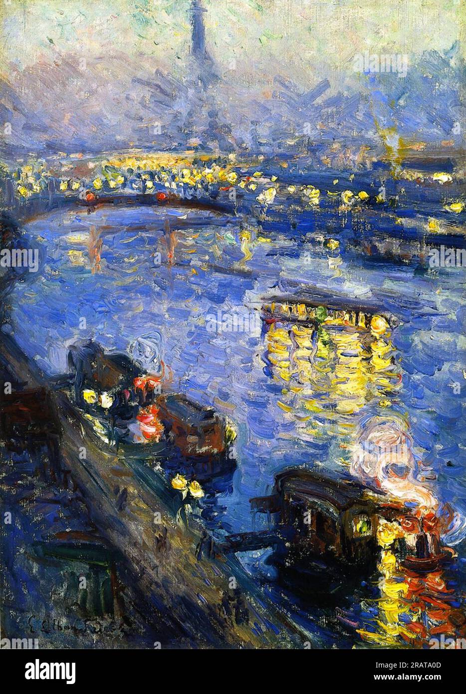 The Pont de Grenelle, Paris 1901 by Othon Friesz Stock Photo - Alamy