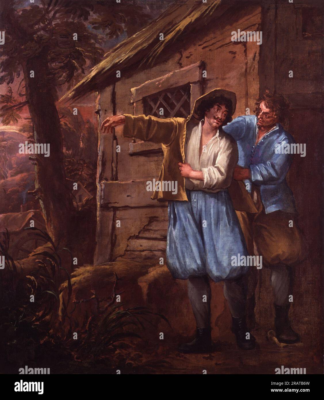 King Charles II at Whiteladies (King Charles II; Richard Penderel) 1669 ...