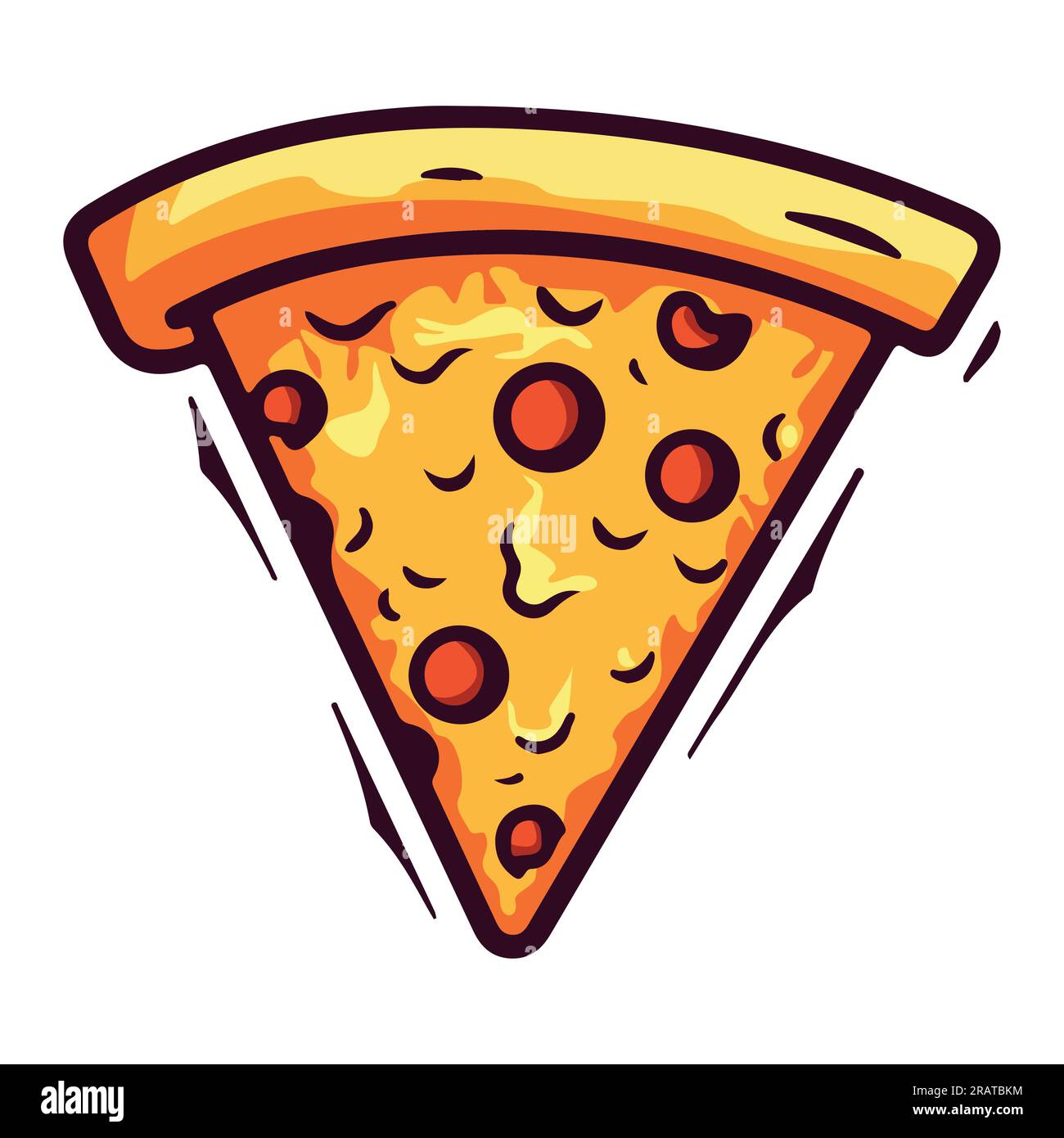 Vector italian pizza top Stock Vector Images - Alamy