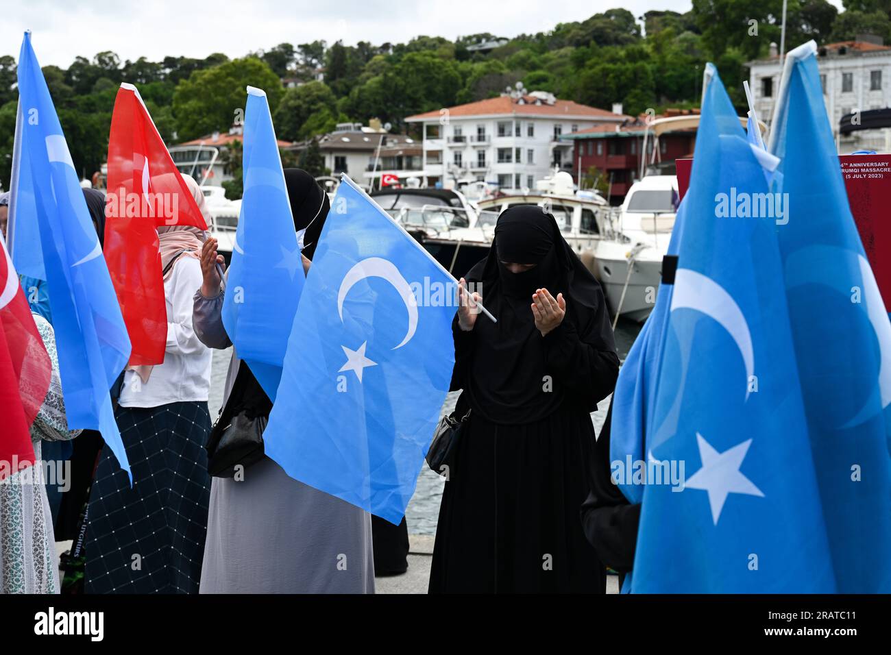 Tarabya, Istanbul, Turkey. 5th July, 2023. On July 5, 2009, 197 Uyghur ...