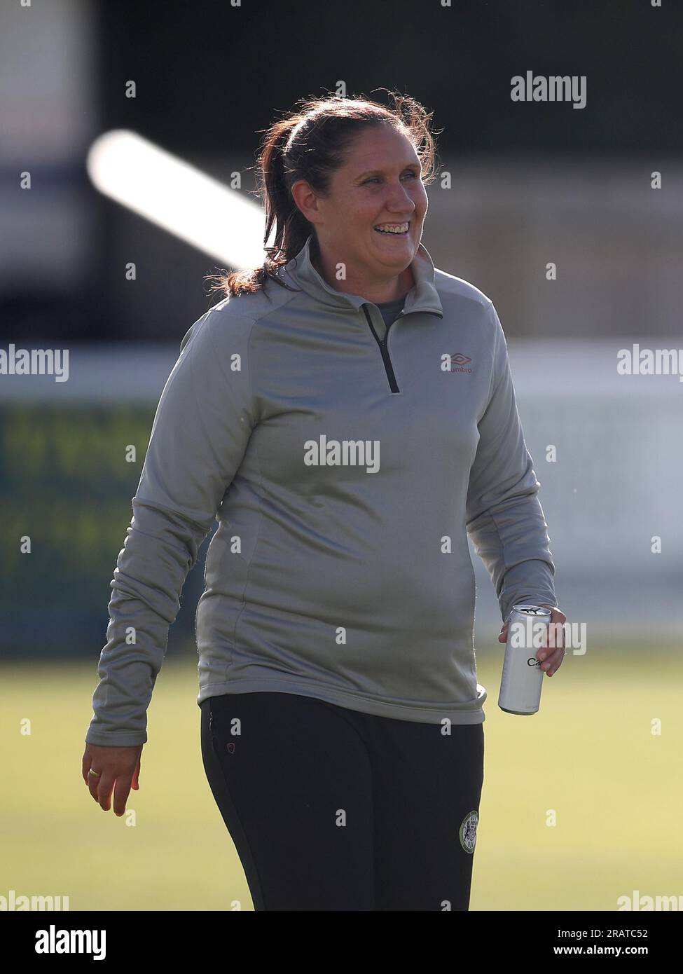 Forest Green Rovers' new caretaker head coach Hannah Dingley before the ...