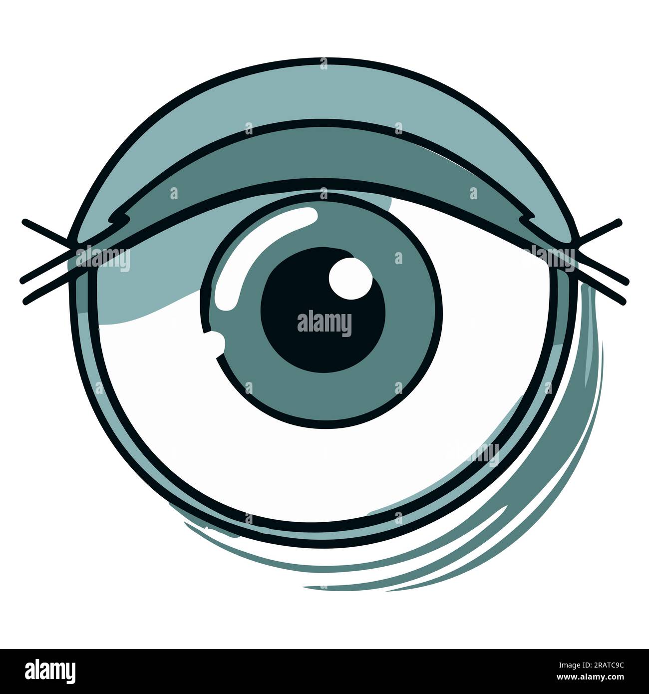 Line of sight drawing hi-res stock photography and images - Alamy