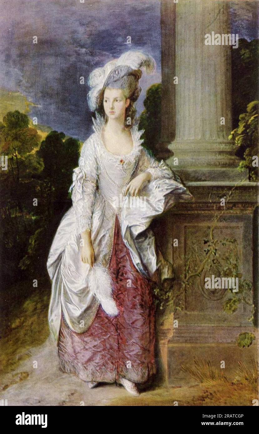 The Honorable Mrs. Graham 1777 by Thomas Gainsborough Stock Photo - Alamy