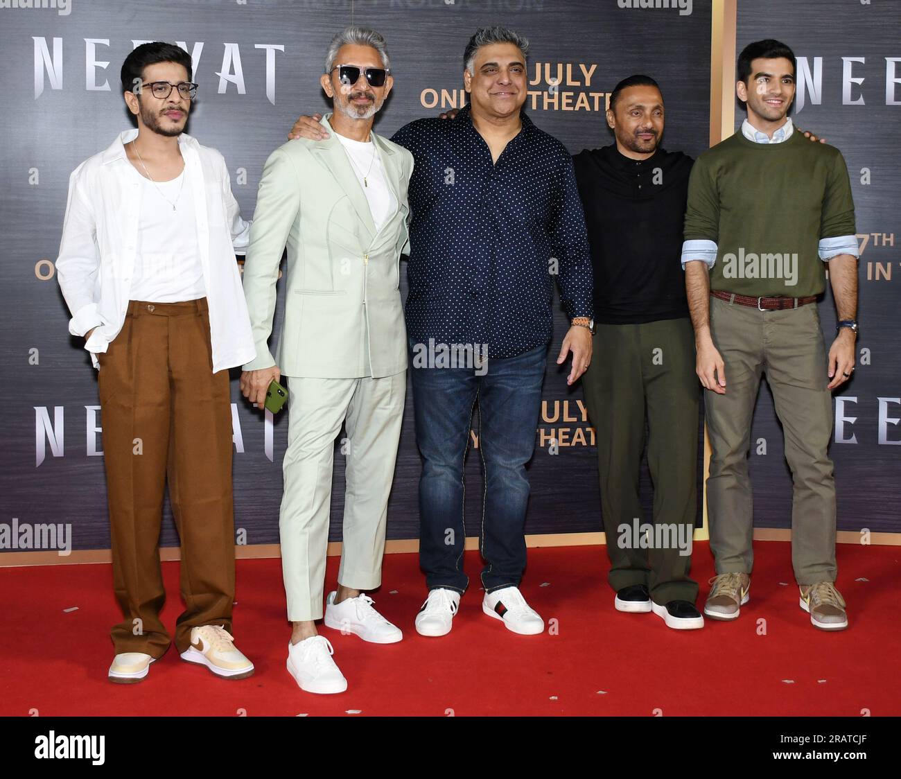 Mumbai, India. 05th July, 2023. L-R Indian actor and musician Shashank ...