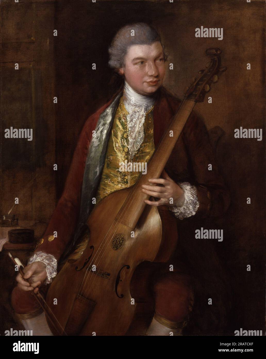 Carl Friedrich Abel by Thomas Gainsborough Stock Photo - Alamy