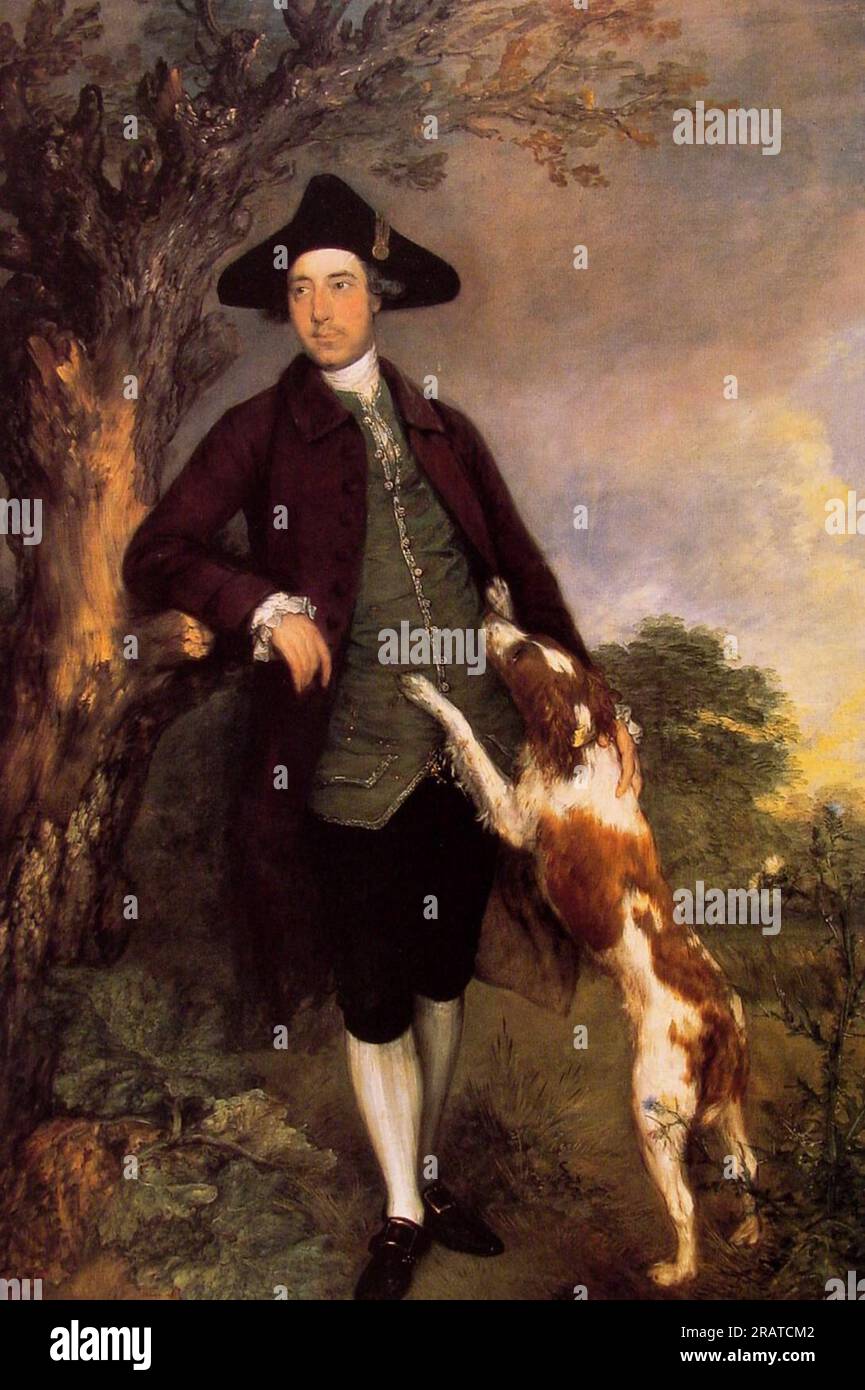 Portrait of George Venables Vernon, 2nd Lord Vernon 1767 by Thomas ...