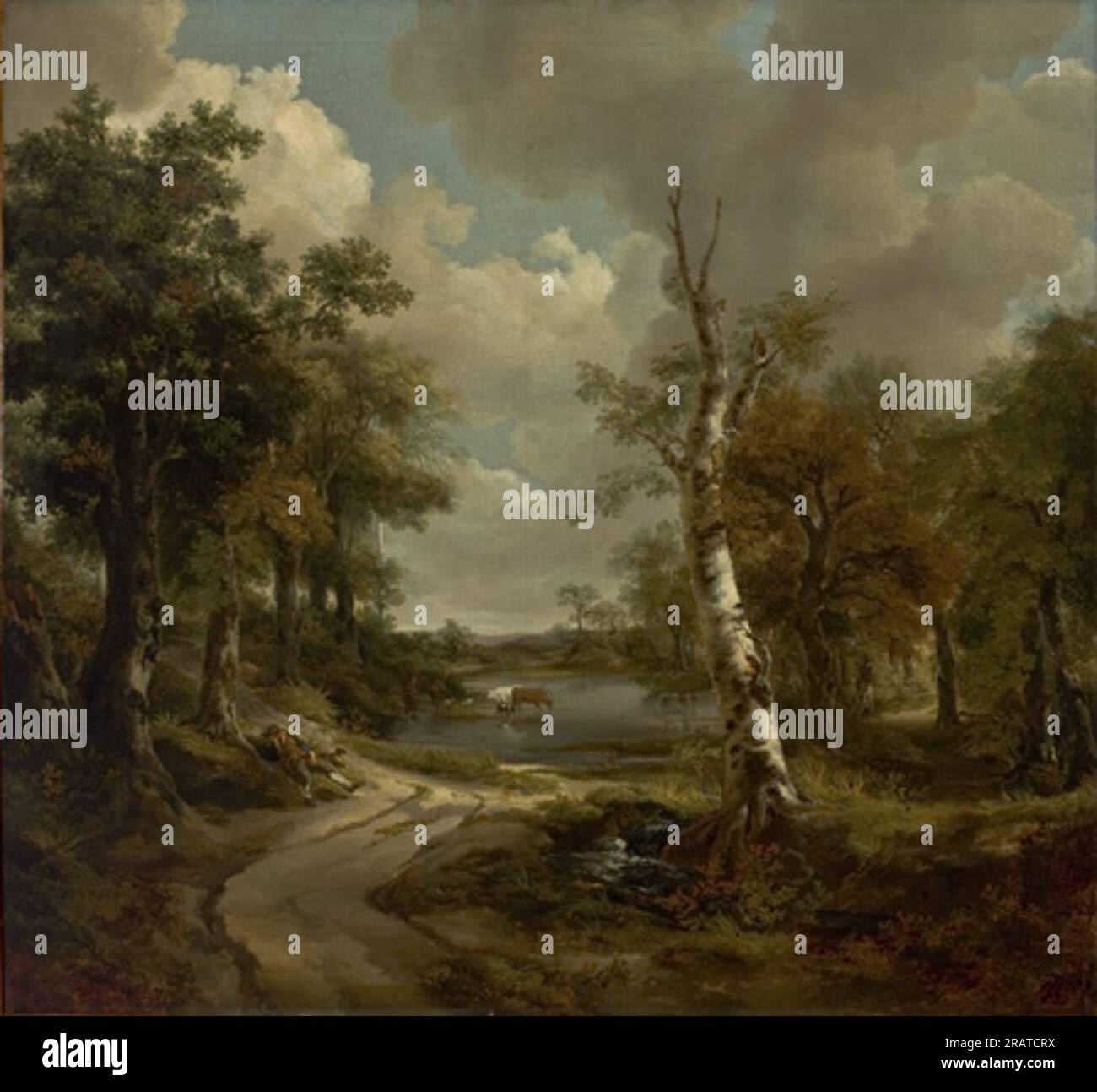 Drinkstone Park (Cornard Woodland) 1747 by Thomas Gainsborough Stock ...