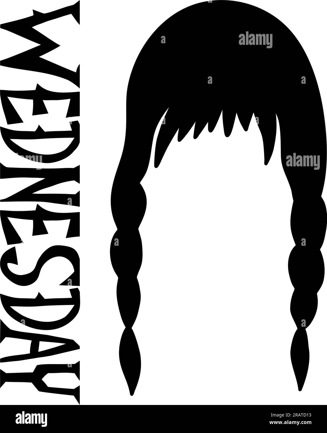 Wednesday addams Stock Vector Images - Alamy
