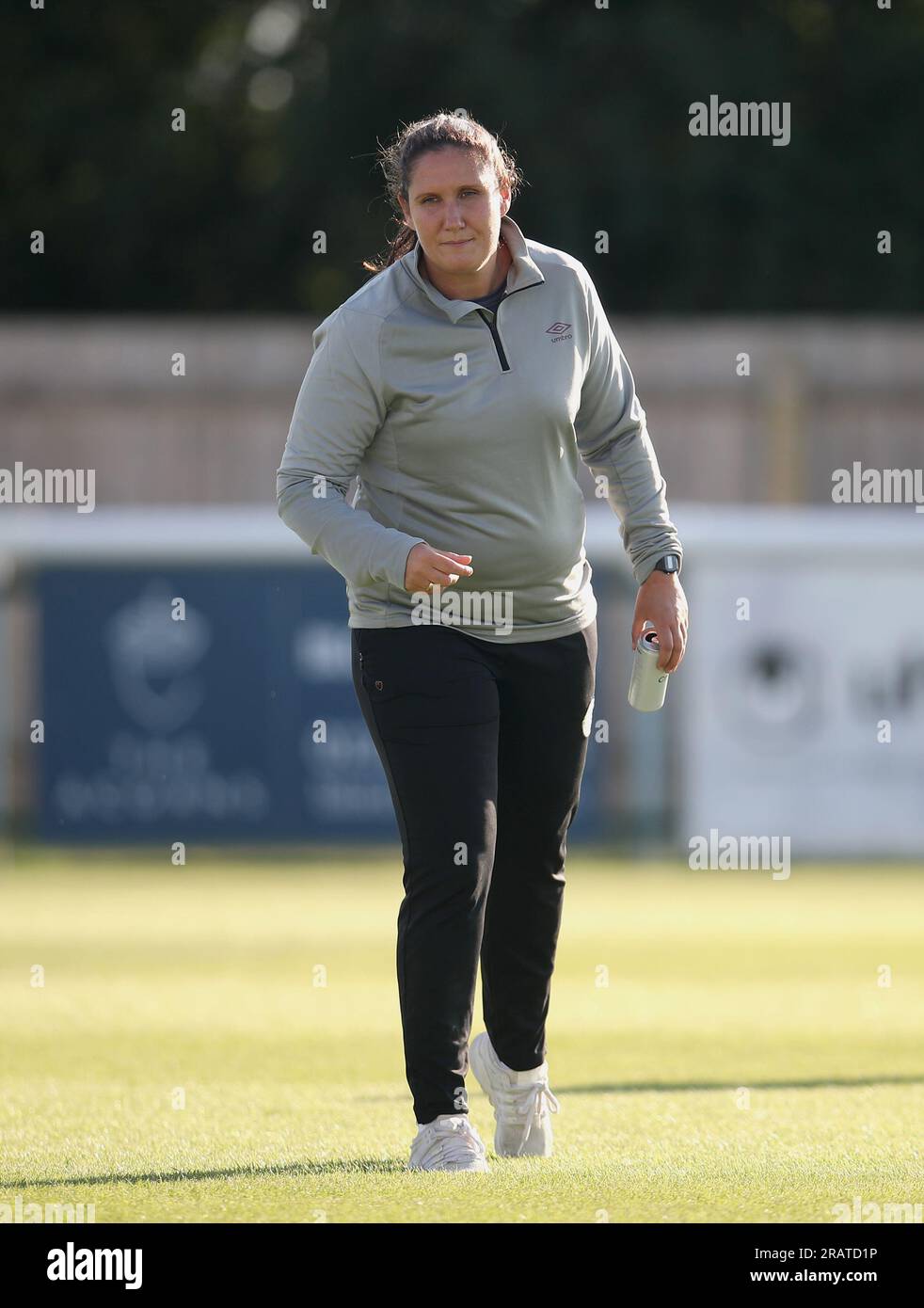 Forest Green Rovers' new caretaker head coach Hannah Dingley before the ...