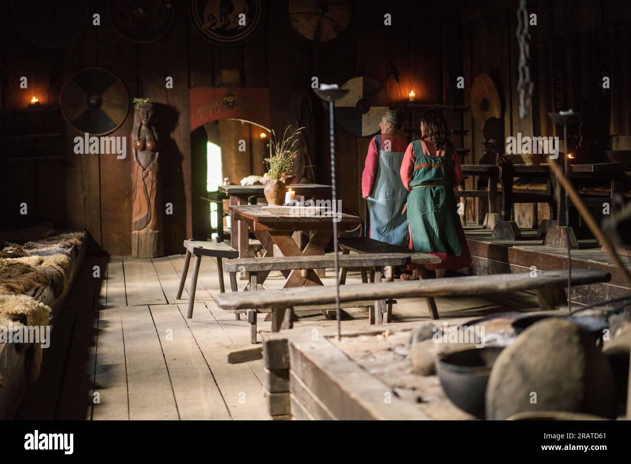 Ribe Viking Center, Denmark, Europe Stock Photo - Alamy