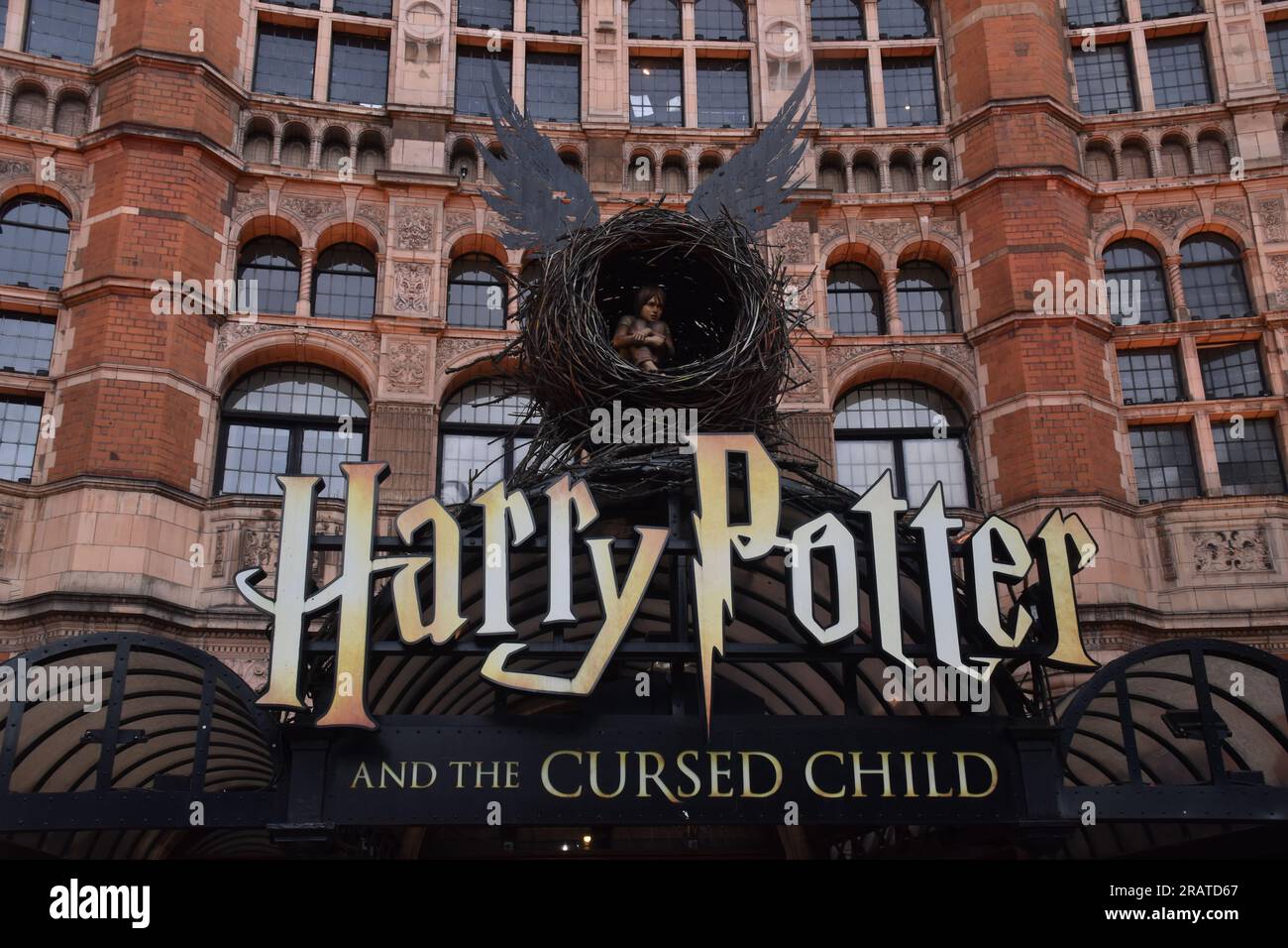 Harry Potter And The Cursed Child at Palace Theatre, London Sign - July ...