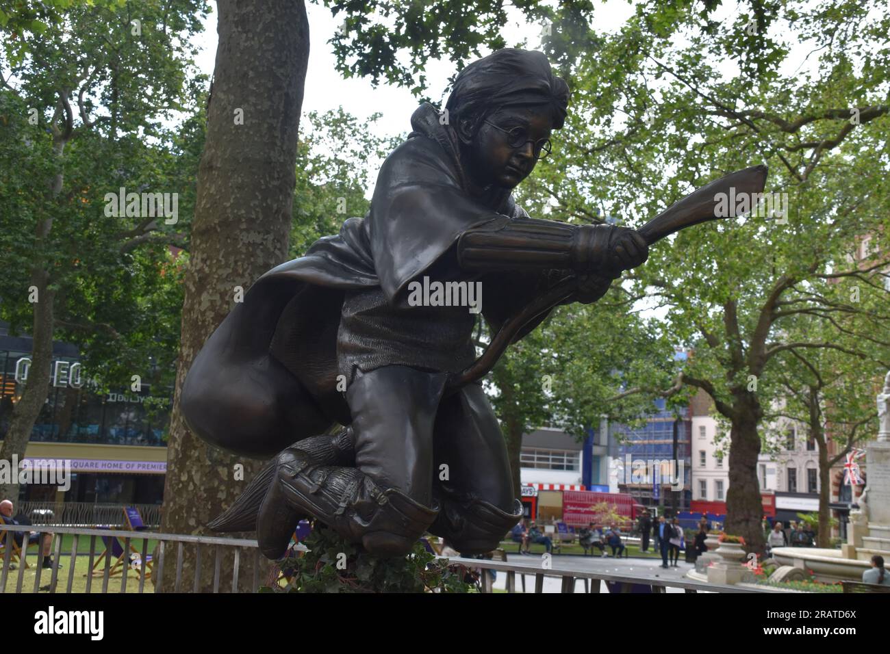 Magical Harry Potter Statue In Leicester Square, London - 5th July 2023 ...