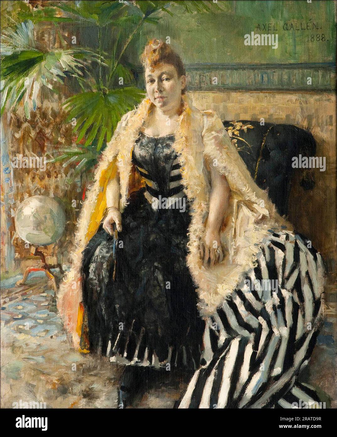 Parisienne 1888 by Akseli Gallen-Kallela Stock Photo - Alamy