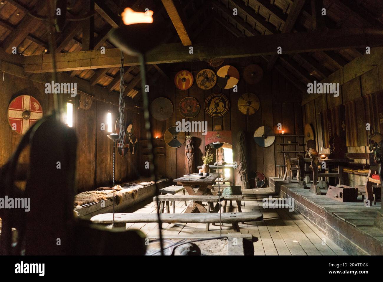 Ribe Viking Center, Denmark, Europe Stock Photo - Alamy
