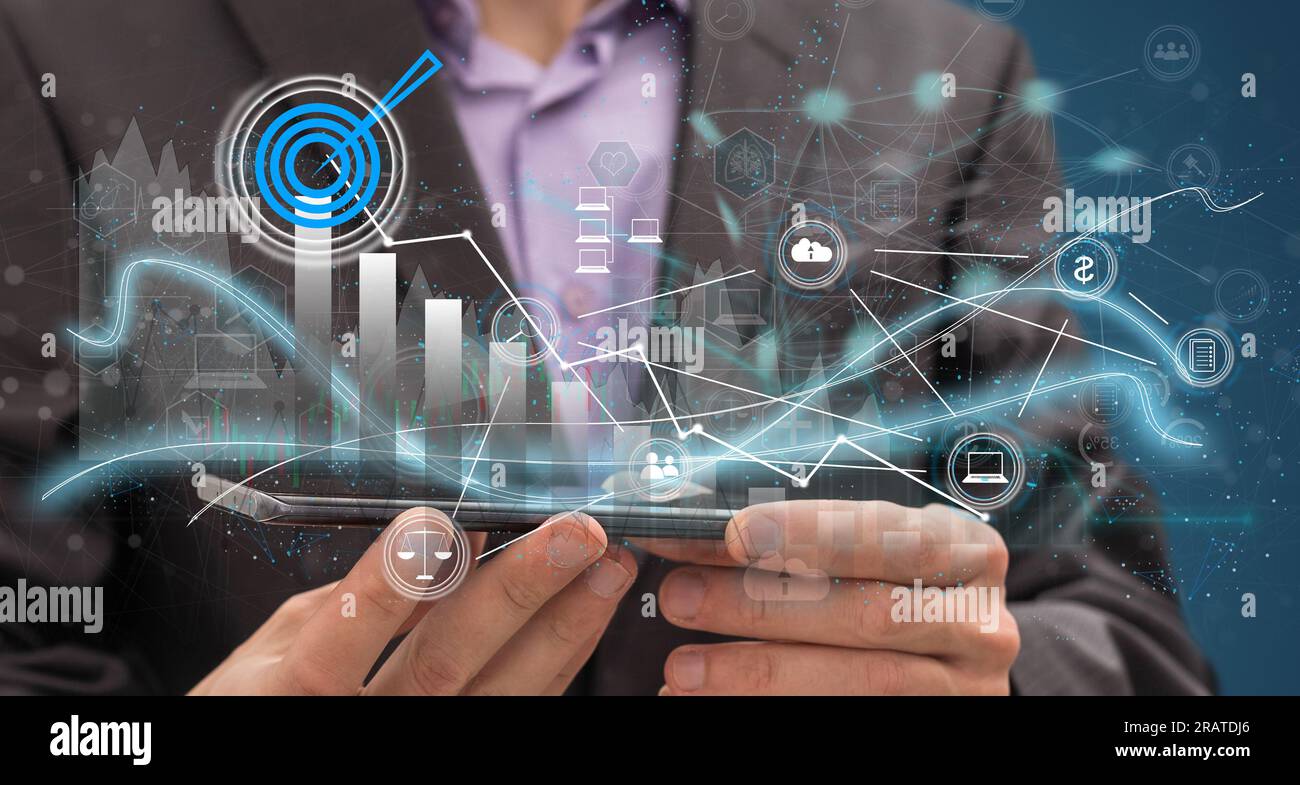 Economic forecasting technology hi-res stock photography and images - Alamy