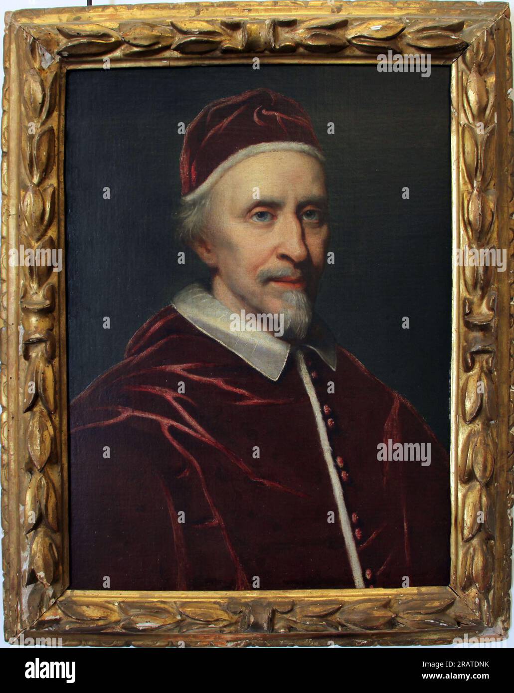 Clemente IX Rospigliosi by Giovanni Battista Gaulli Stock Photo - Alamy
