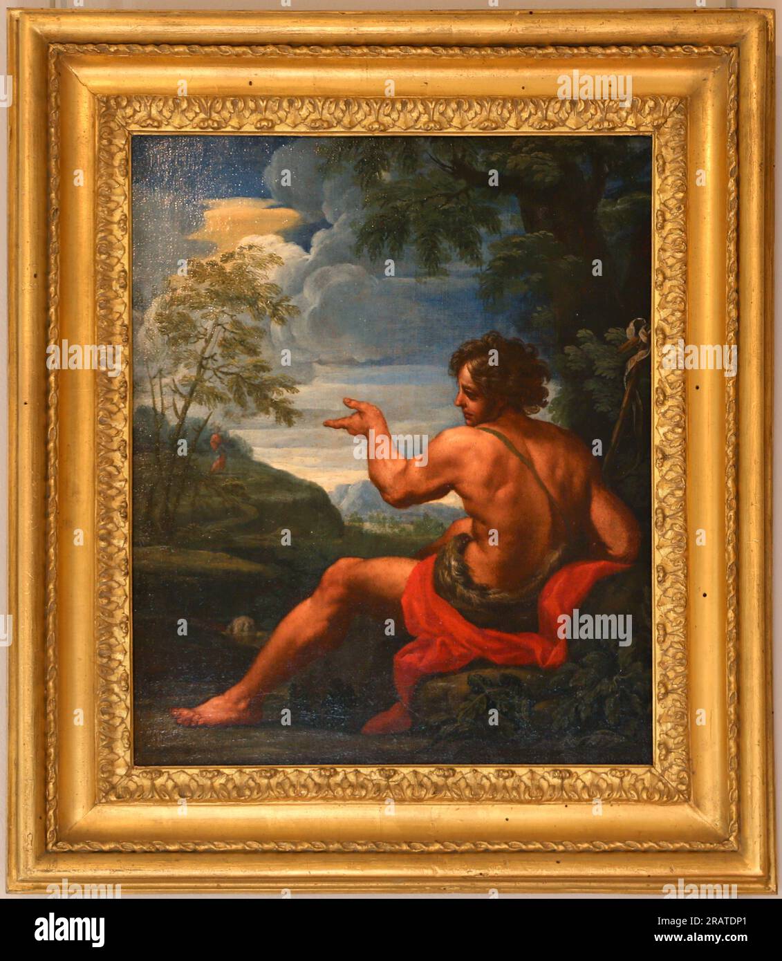 Saint John the Baptist indicates Christ by Giovanni Battista Gaulli ...